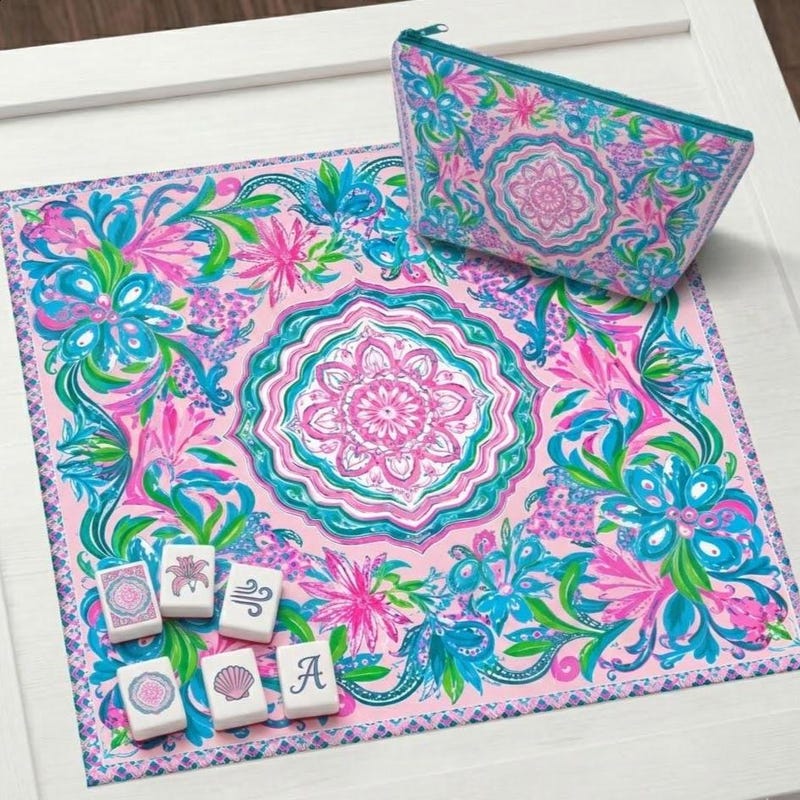 Mahjong Tablescape - Etsy