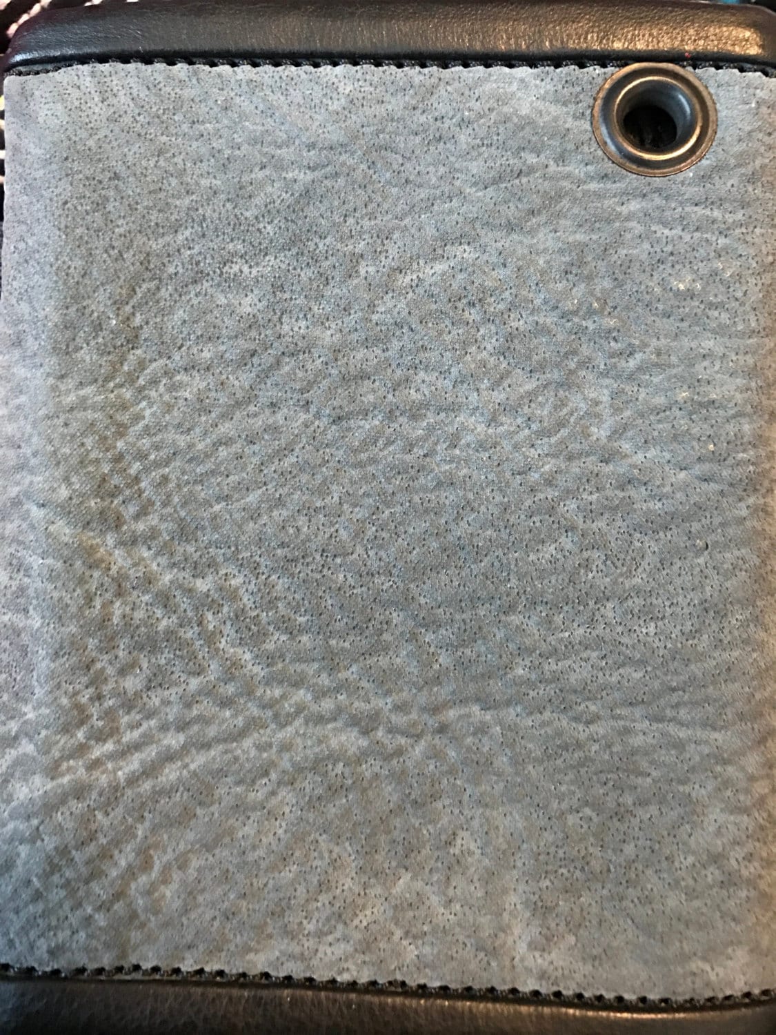 Genuine Exotic SHARK Hide Skin Leather Snap WALLET Cowhide Rolled ...