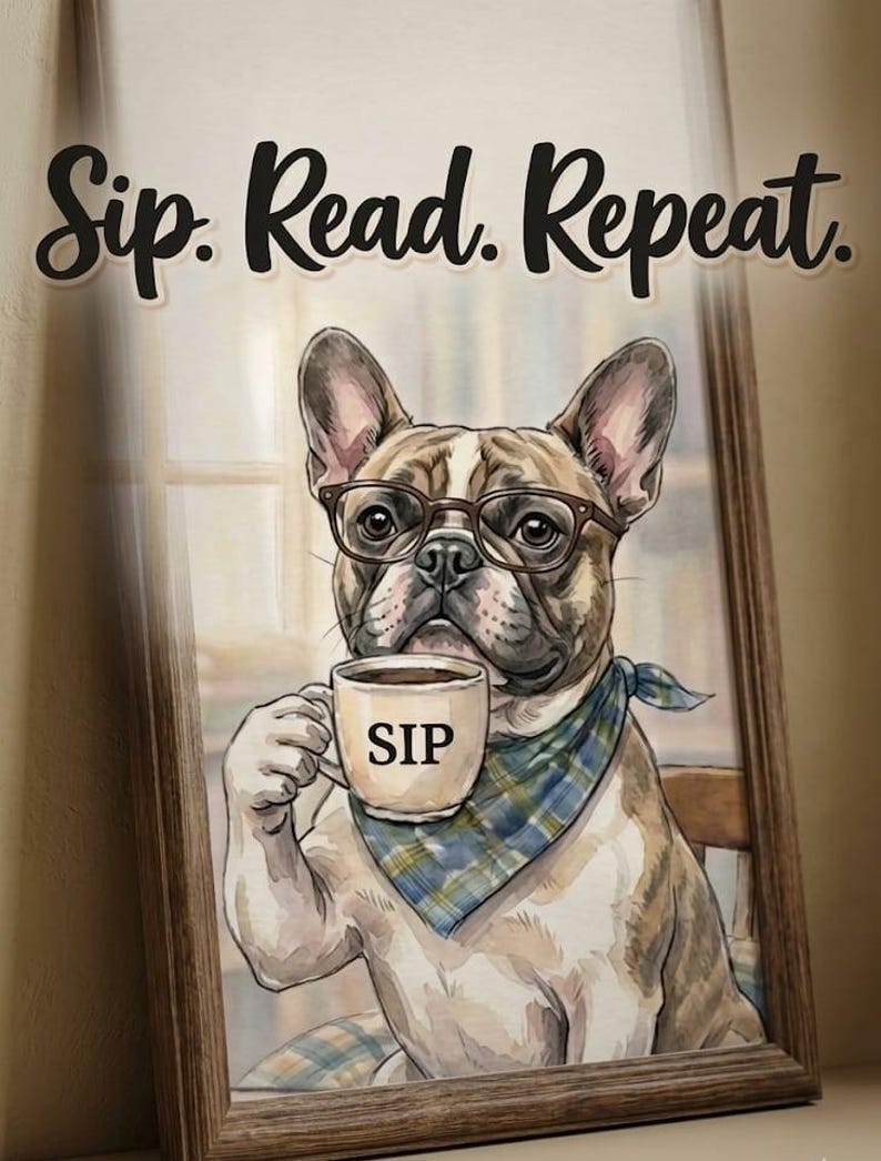 Dog Coffee Bar, Gallery Wall, Digital Art Set, 5 Pick Mix Match Bundle ...