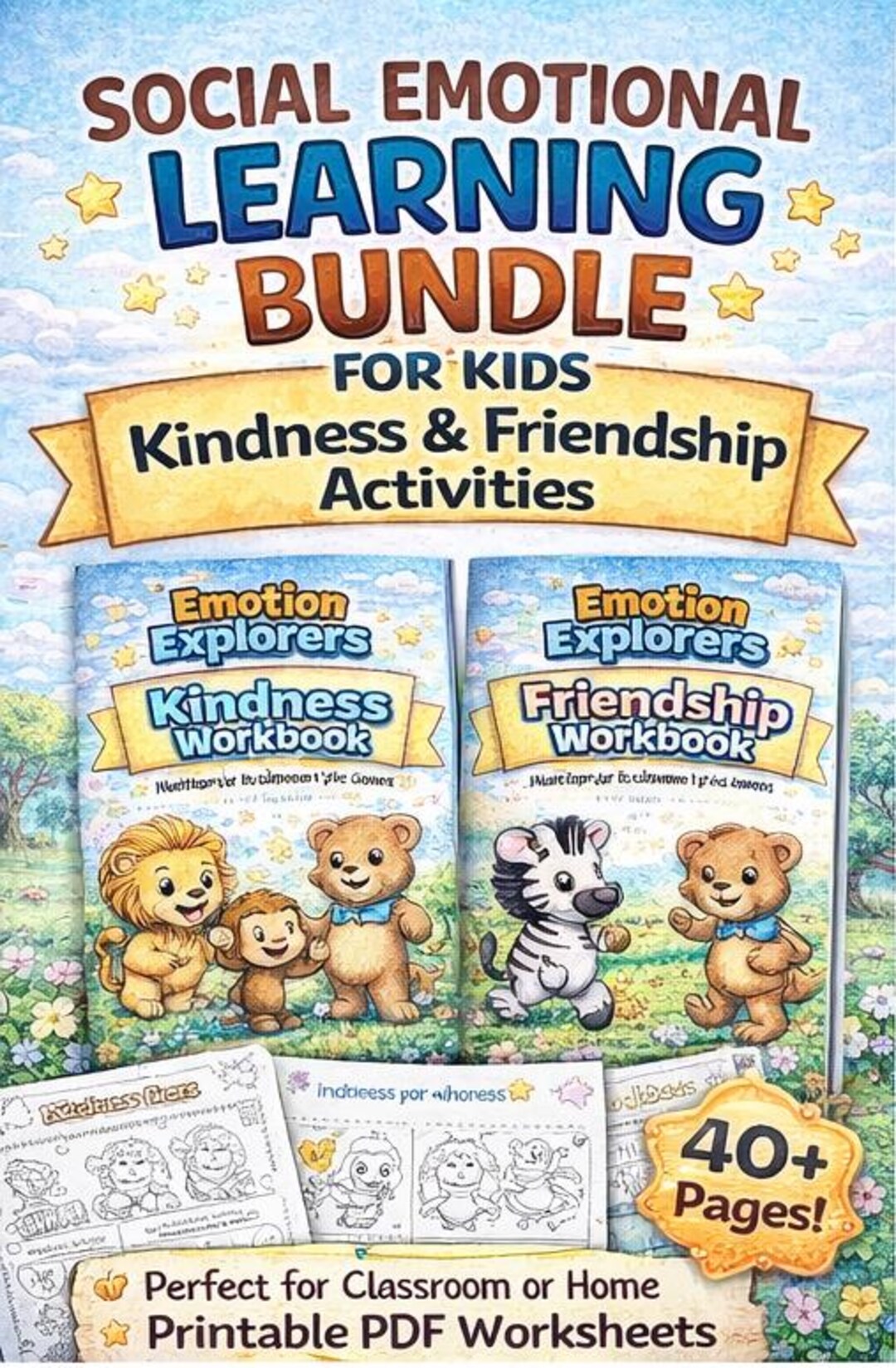 Social Emotional Learning Bundle for Kids | Kindness & Friendship ...