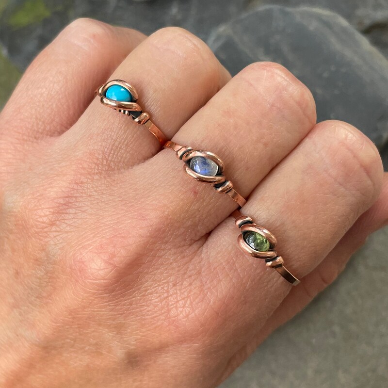 Wire Wrap Rings - Etsy