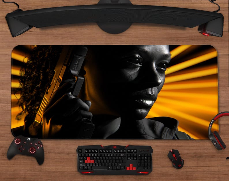 Alan Wake II Horror Game Mouse Pad | Extended Gaming Desk Mat, Vivid ...