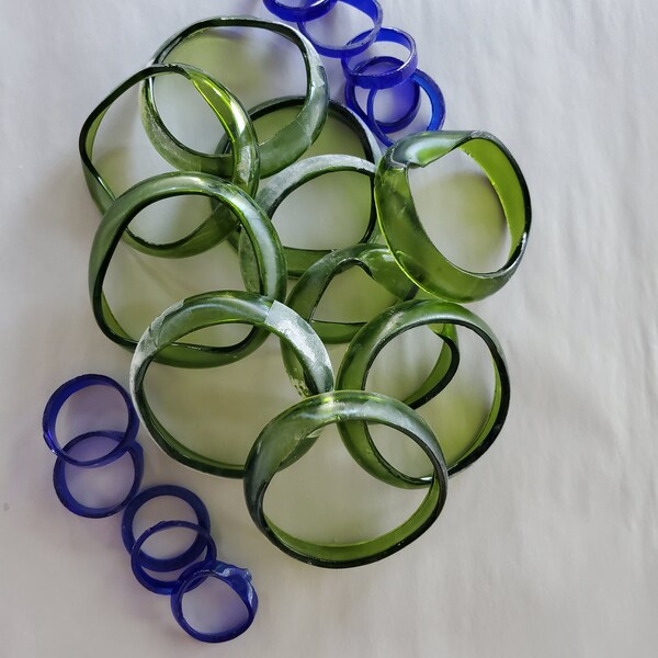 Recycled Glass Art - Etsy