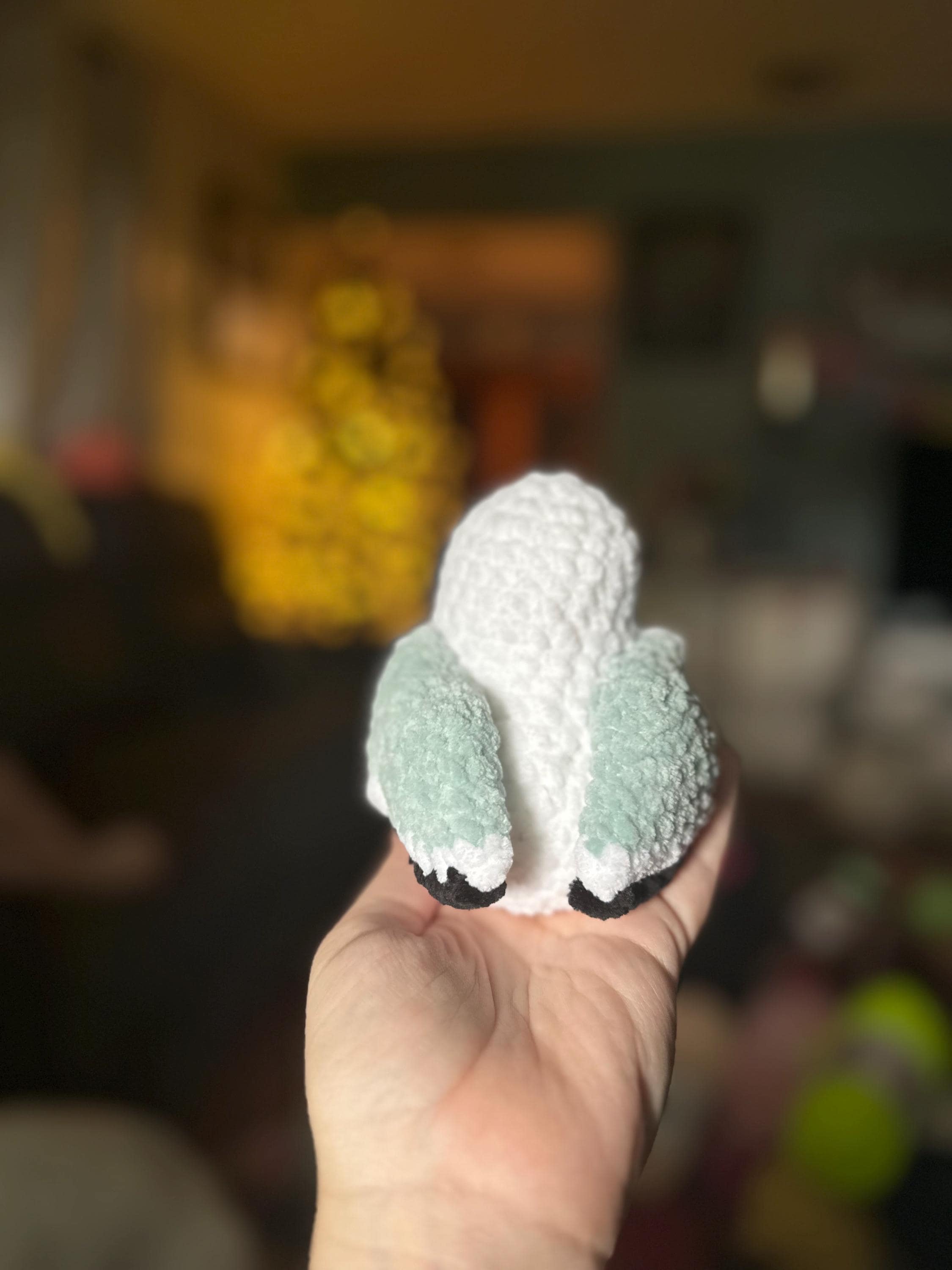 Seagull Amigurumi Plushie, Crochet Bird Toy, Coastal Home Decor, Soft ...