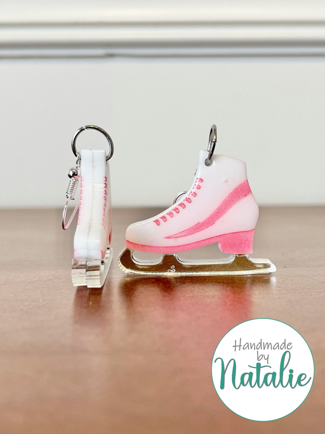 Ice Skates 3D Earrings SVG File - Laser Cut File - Jewelry - Skating ...