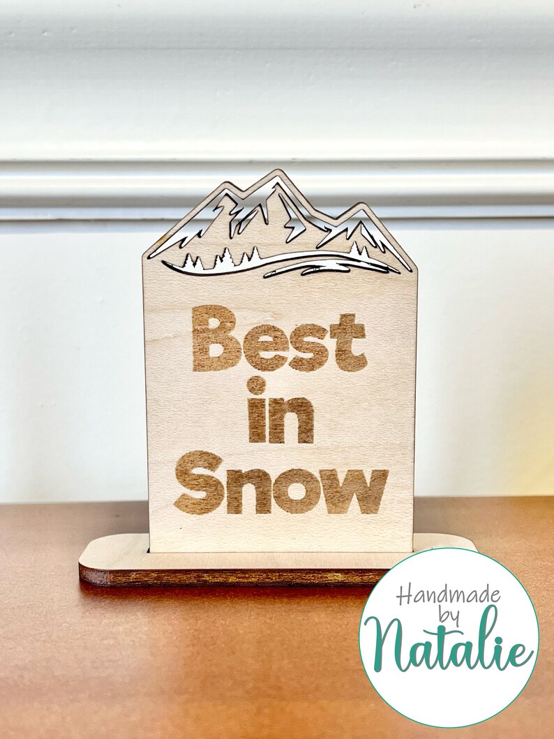 Ski Trip Awards - SVG - Laser Cut File - Slotted Stand - Etsy