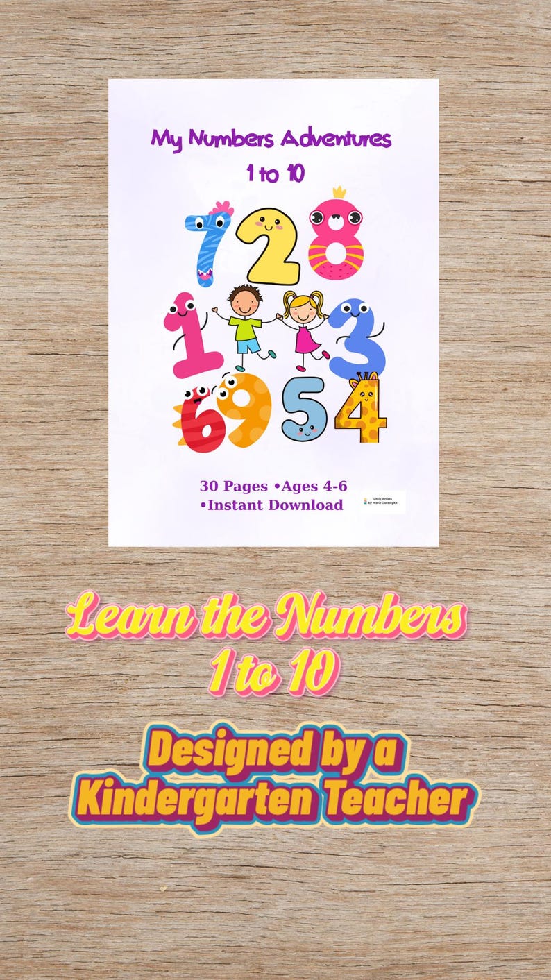 Preschool Number Tracing Worksheets, Kindergarten Math Activity Packet ...
