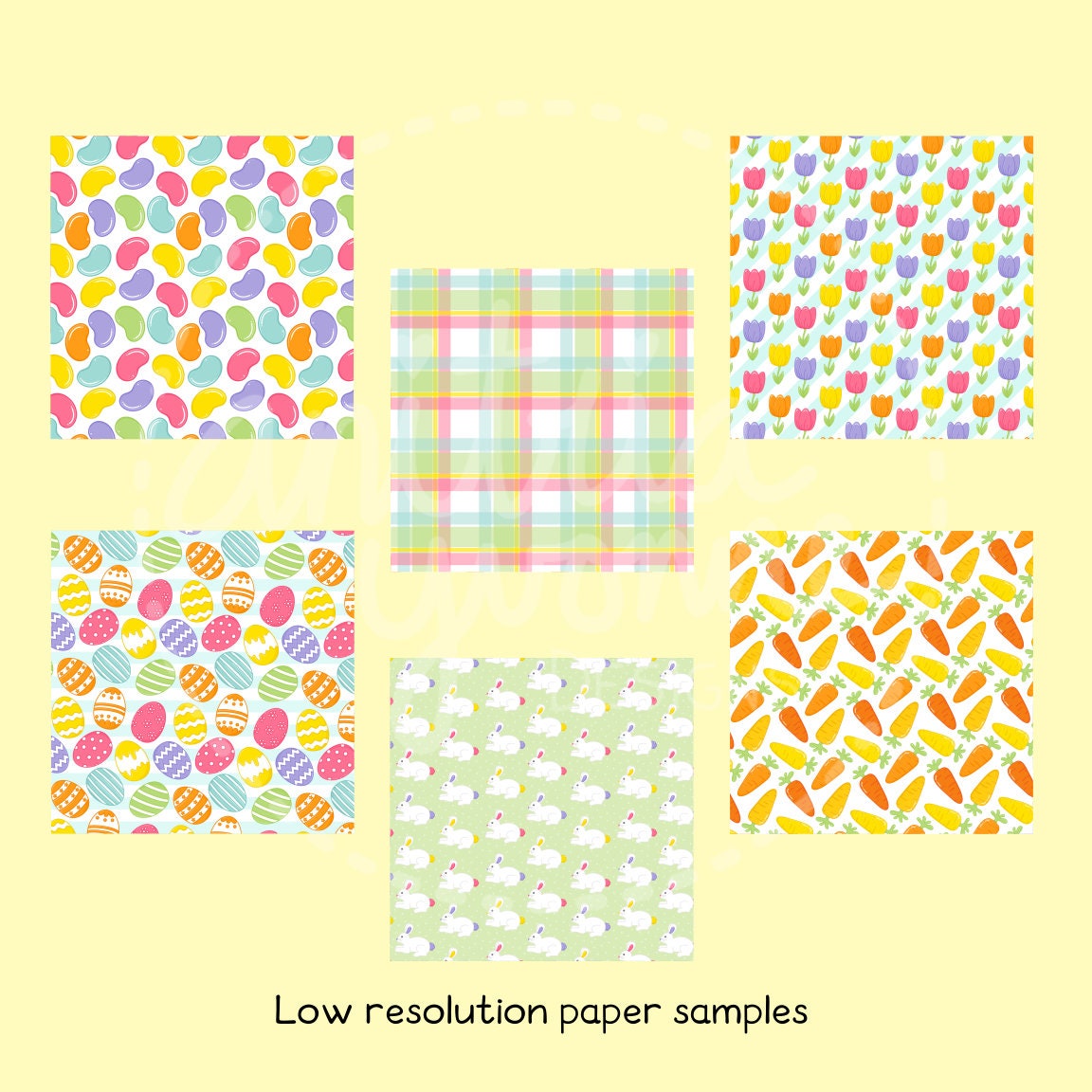 Easter Digital Paper, Easter Patterns, Holiday Backgrounds, Easter ...