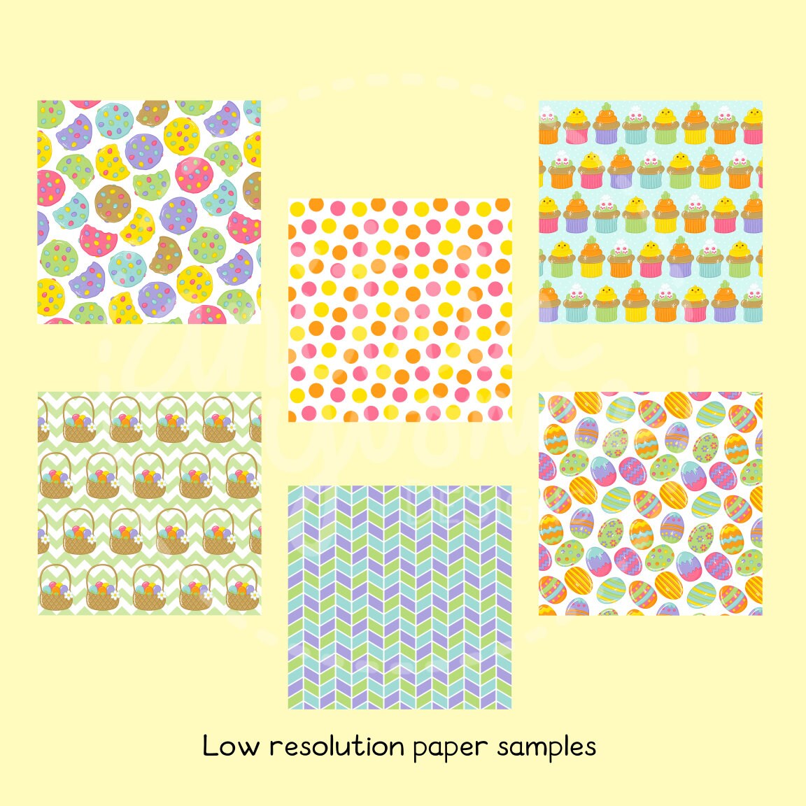 Easter Digital Paper, Easter Patterns, Holiday Backgrounds, Easter ...
