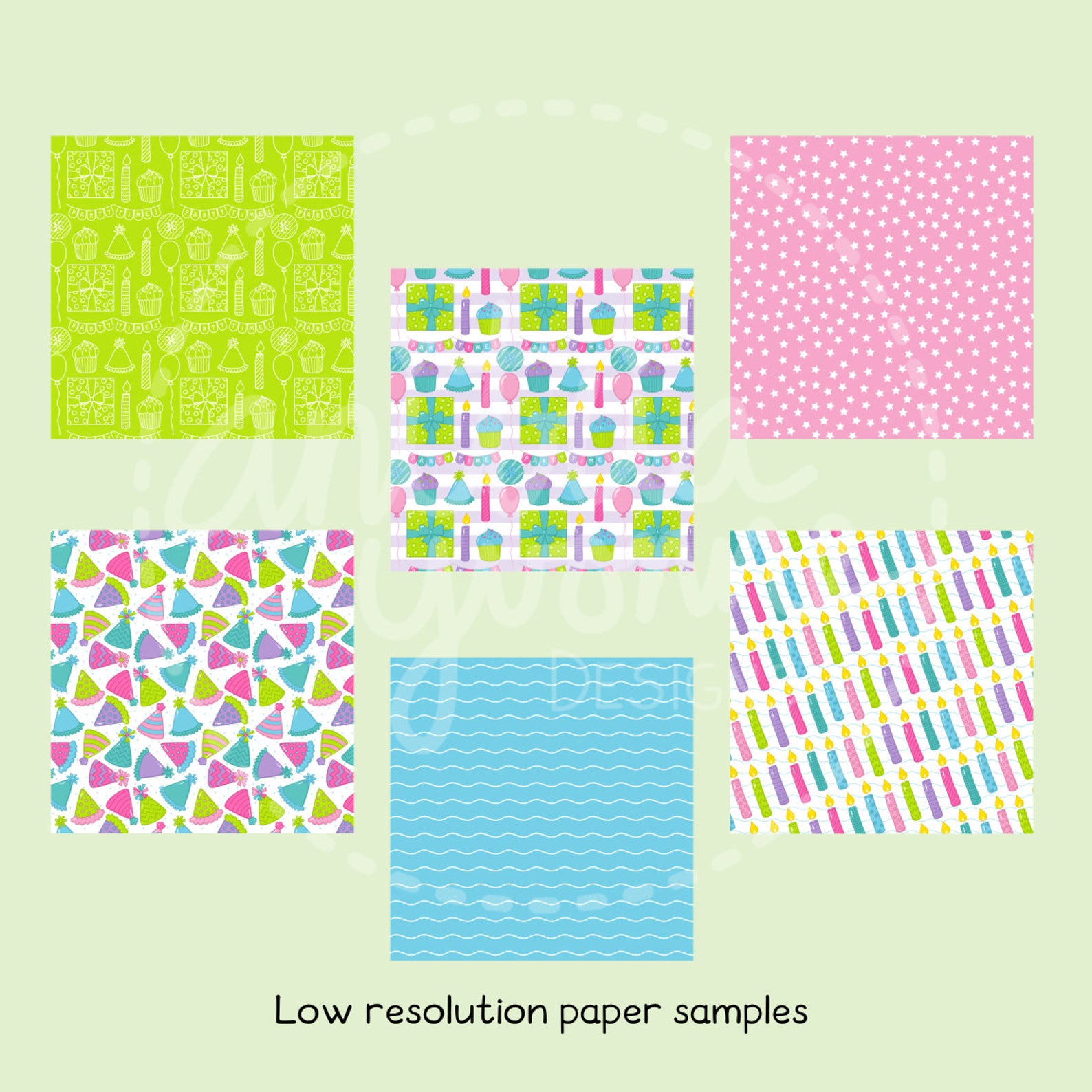 Celebration Digital Paper, Party Designs, Birthday Design, Celebration ...