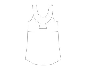 Natalie Top PDF Sewing Pattern | Etsy