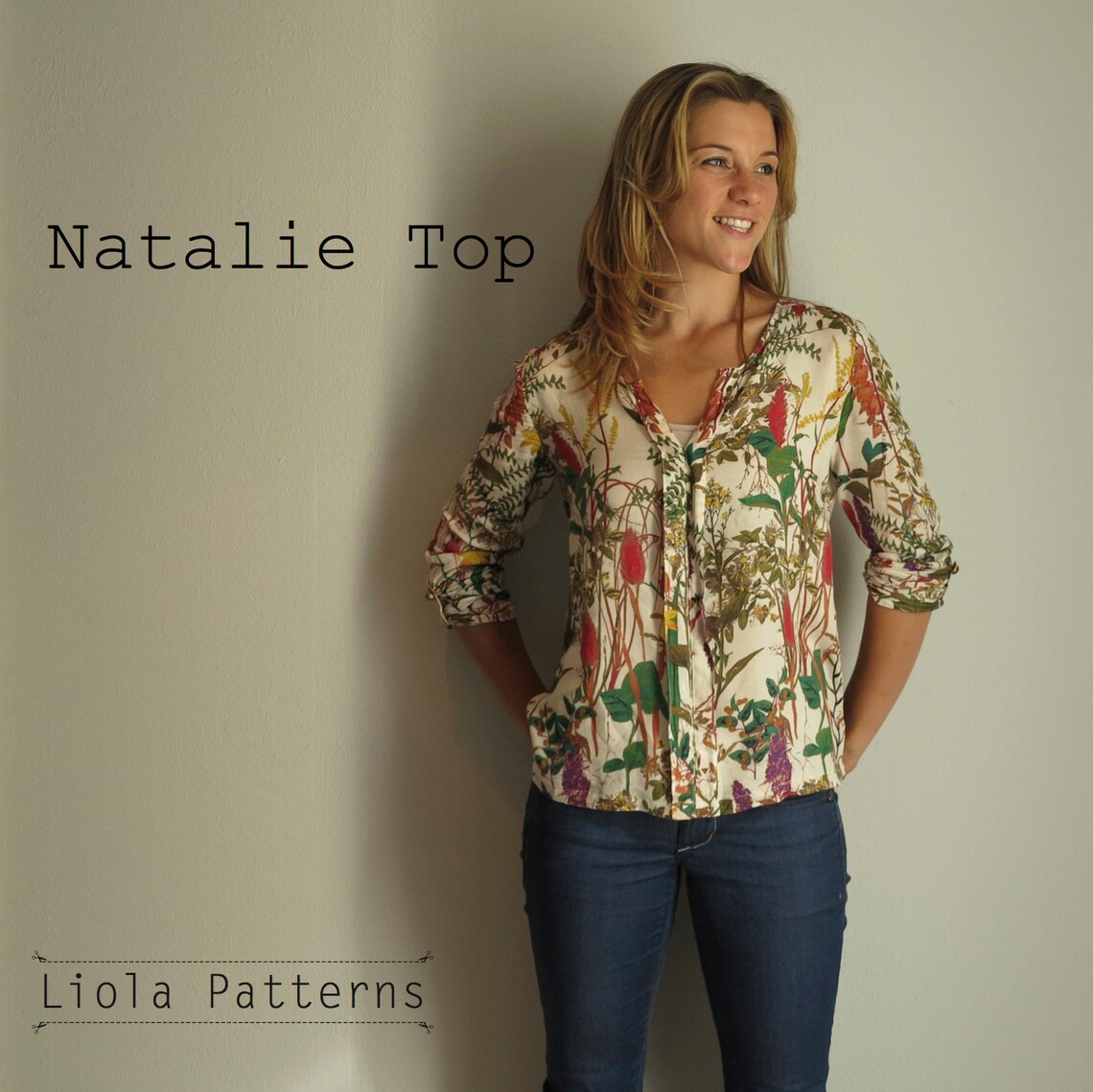 Natalie Top PDF Sewing Pattern - Etsy
