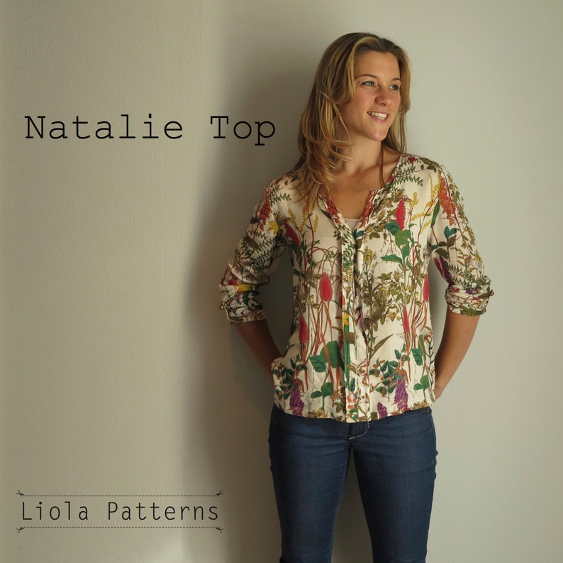 Natalie Top pdf-naaipatroon - Etsy Nederland