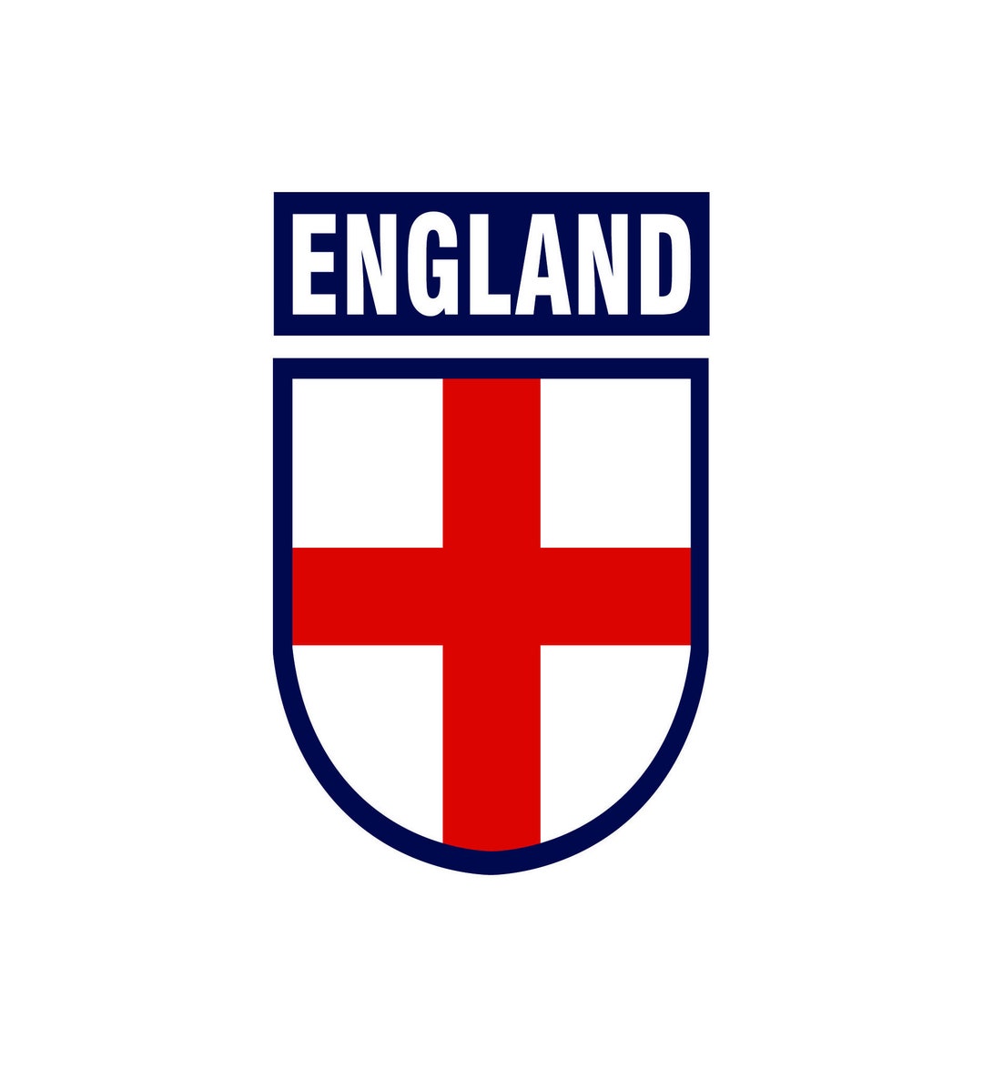 England Flag Crest Digital Cut Cricut File World Cup Euros Football ...