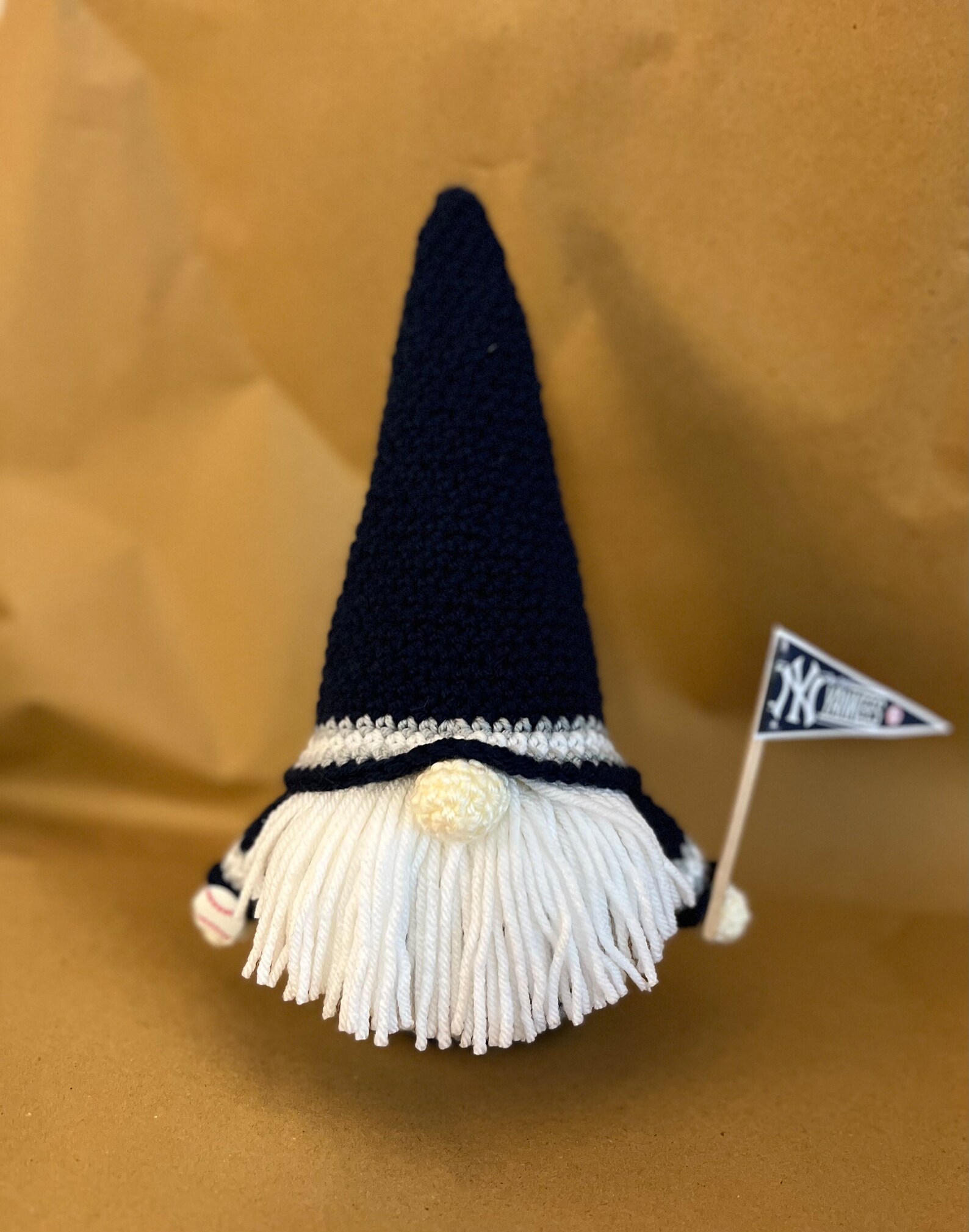 New York Yankees Inspired Gnome, Baseball Gnome, New, Handmade to Order ...
