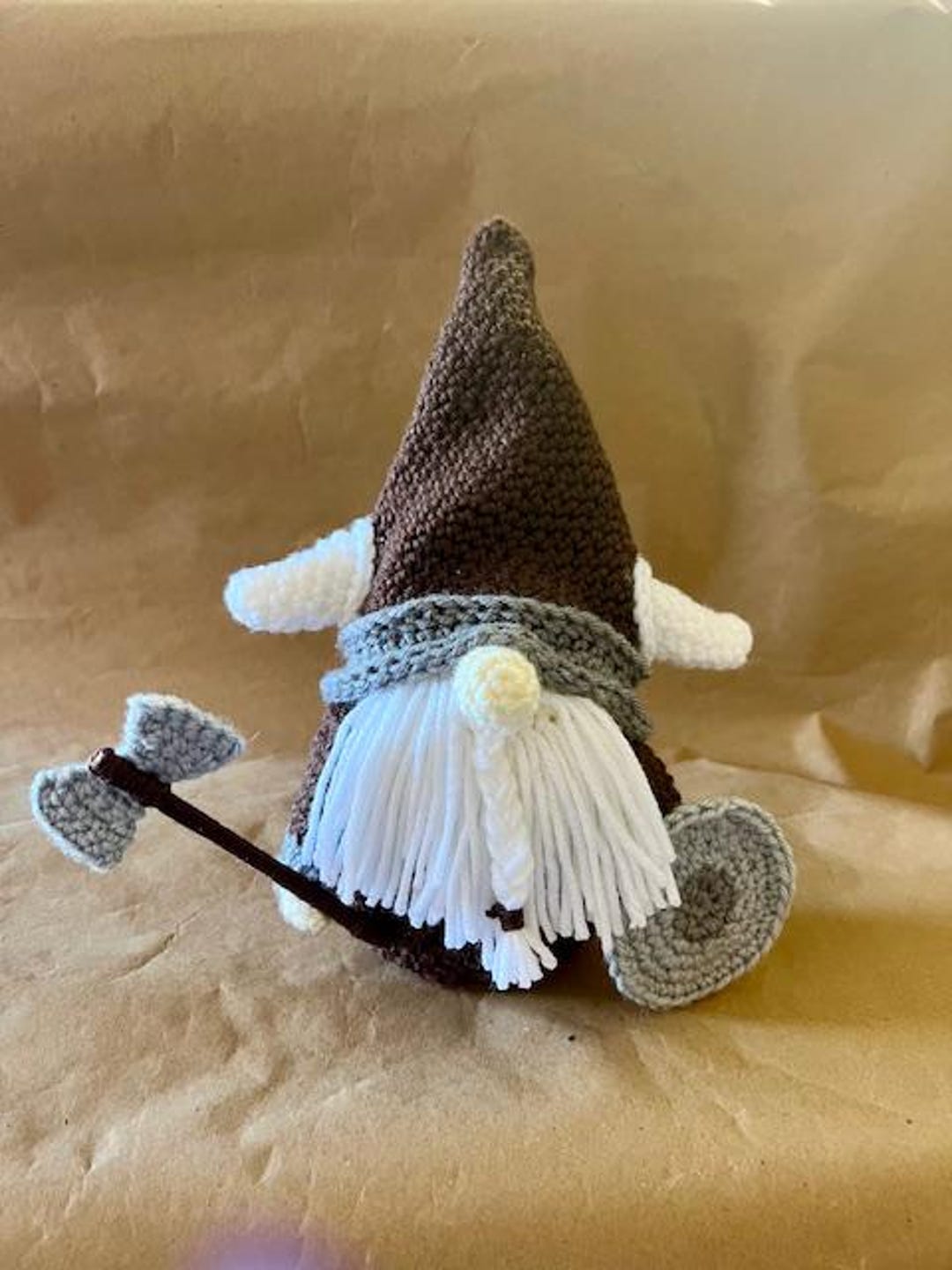 Viking Gnome With Axe and Shield, New, Handmade to Order, About 11 ...