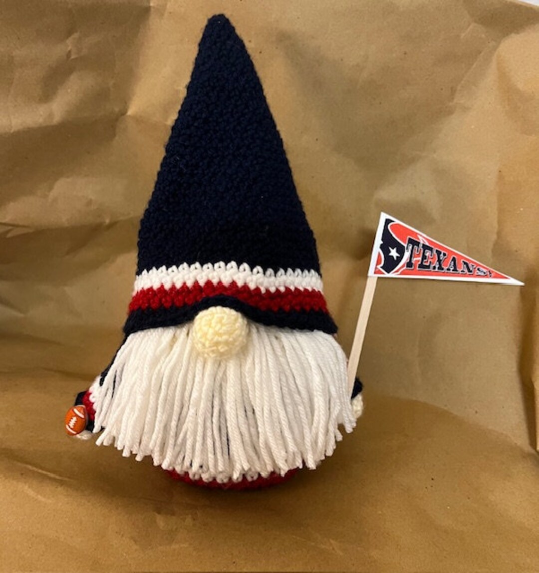 Houston Texans Inspired Gnome, Football Gnome, New, Handmade to Order ...