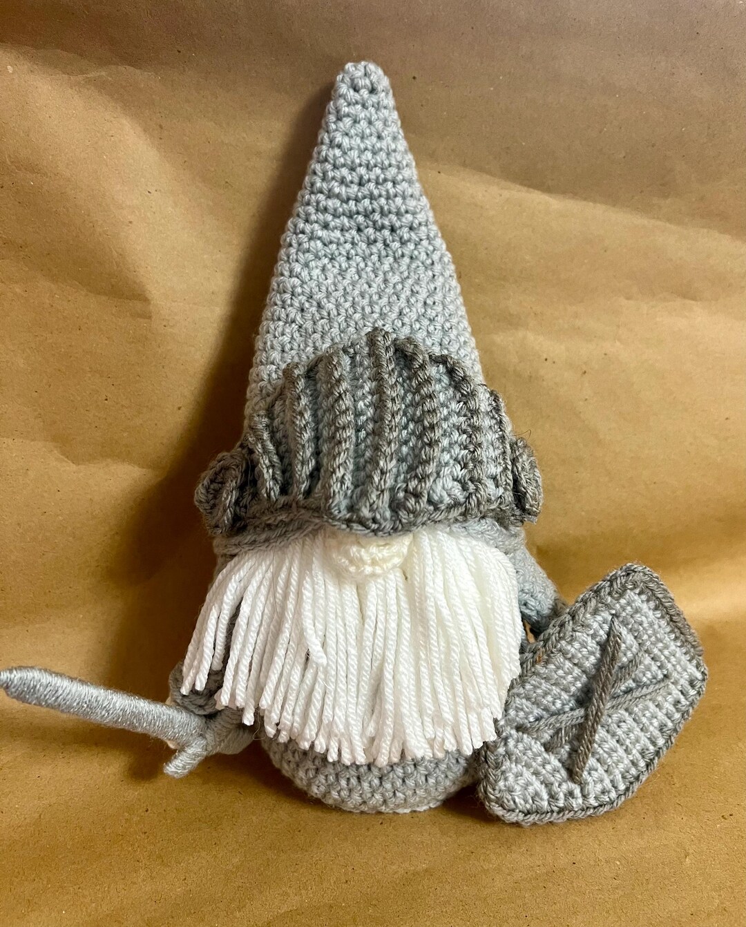 Knight Gnome With Shield and Sword, New, Handmade to Order, About 11 ...