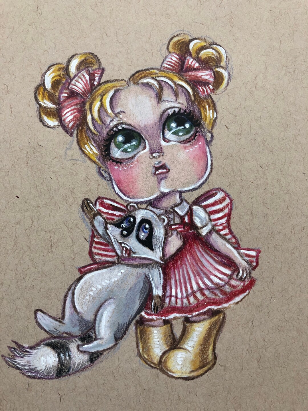 Candy Candy Chibi Kawaii Cute Big Eyes Popsurrealism Popculture ...