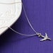 Silver Airplane Necklace Sterling Silver Jet Airplane - Etsy