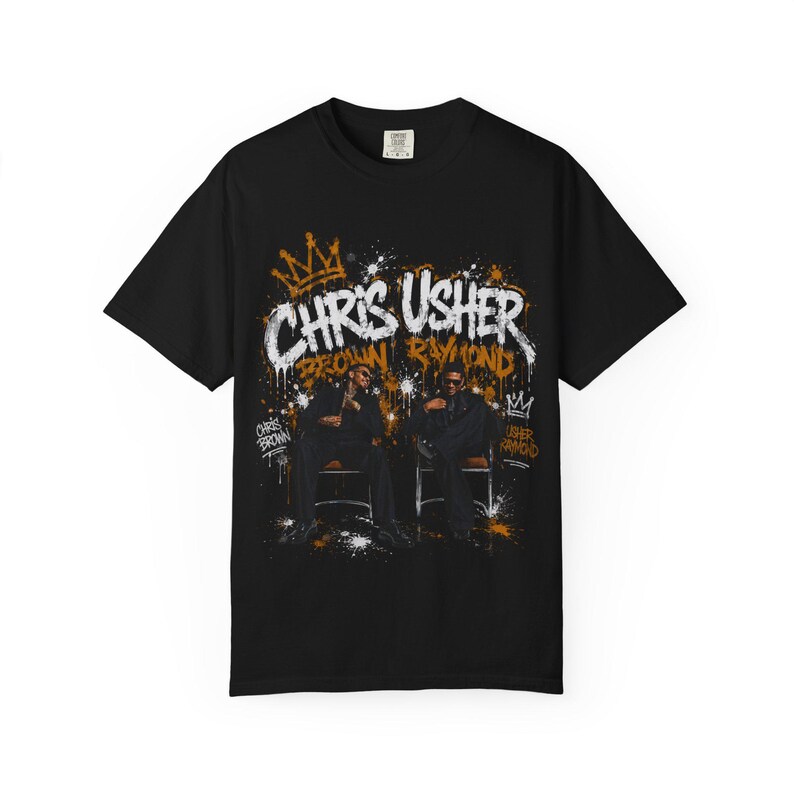 40+ Bundle Chris Brown Usher R&B Tour PNG Bundle,t-shirt Design ...