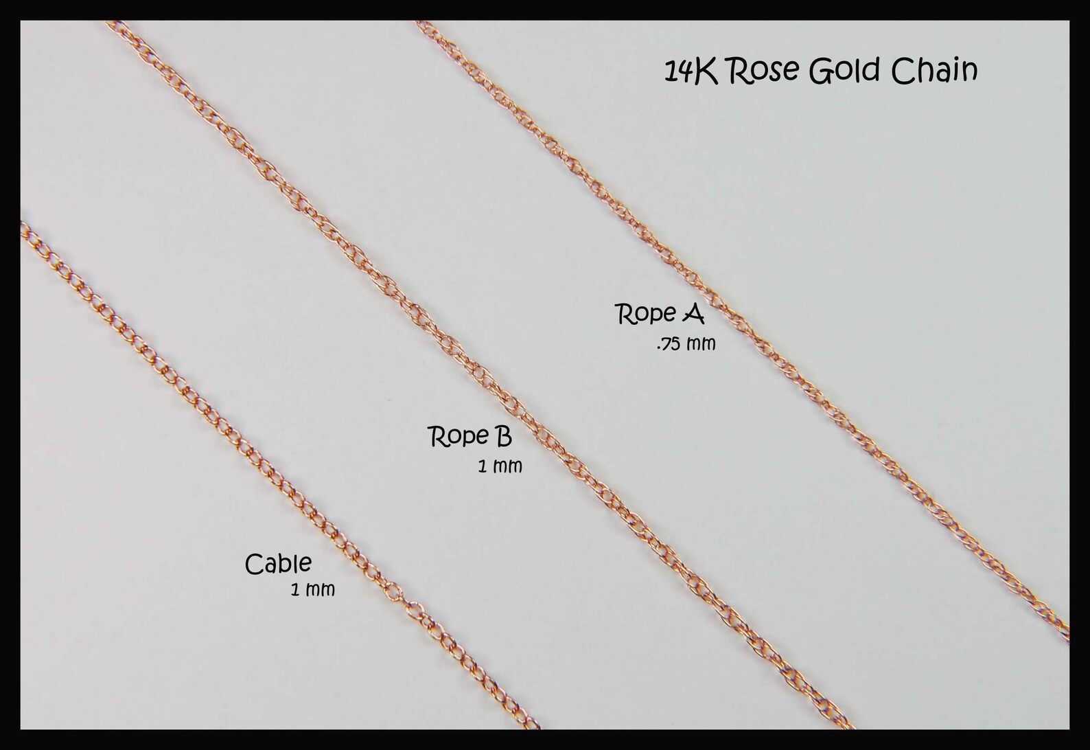 14K Solid Rose Gold Necklace Personalized Necklace Gold Rose | Etsy