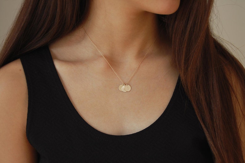 Solid Gold Necklace Personalized Gold Necklace for Women Gold - Etsy