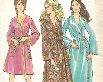 Shawl Collar Robe Pattern - Etsy