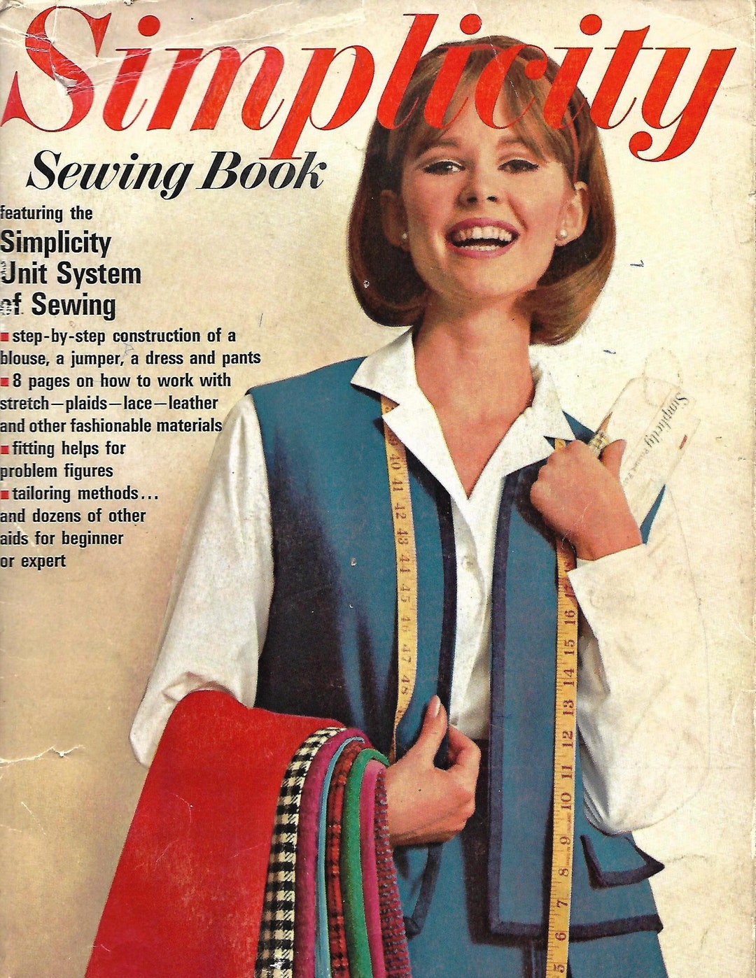 1965 Simplicity Sewing Book: Vintage Tailoring & Clothing Construction ...
