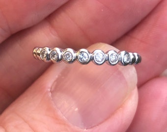 Bubble Bezel Band - Etsy