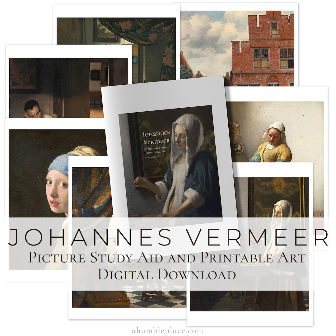 Johannes Vermeer Picture Study Aid PDF (with Printable Art) - Etsy