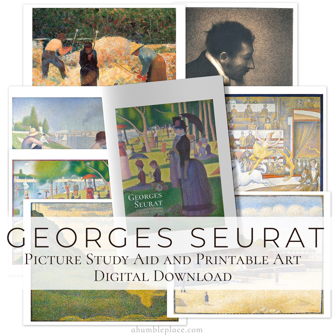 Georges Seurat Picture Study Aid PDF (with Printable Art) - Etsy