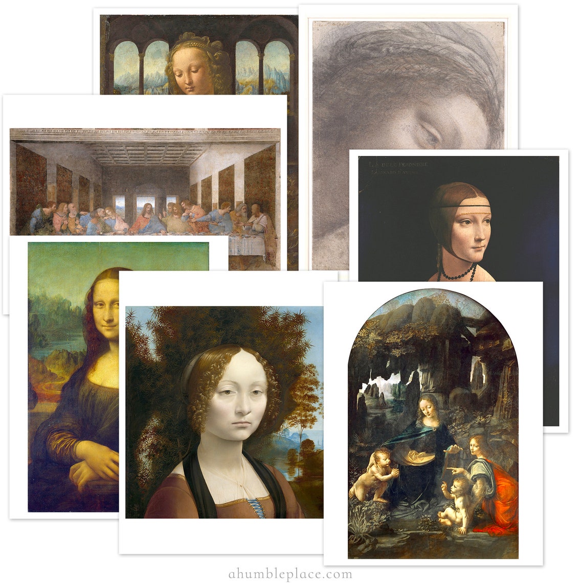 Leonardo Da Vinci Picture Study Aid PDF (with Printable Art) - Etsy