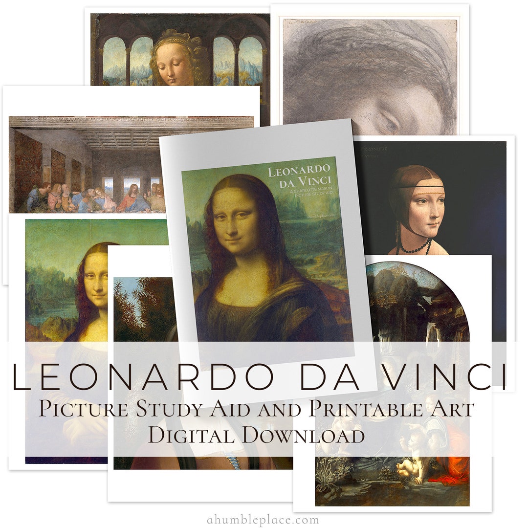 Leonardo Da Vinci Picture Study Aid PDF (with Printable Art) - Etsy