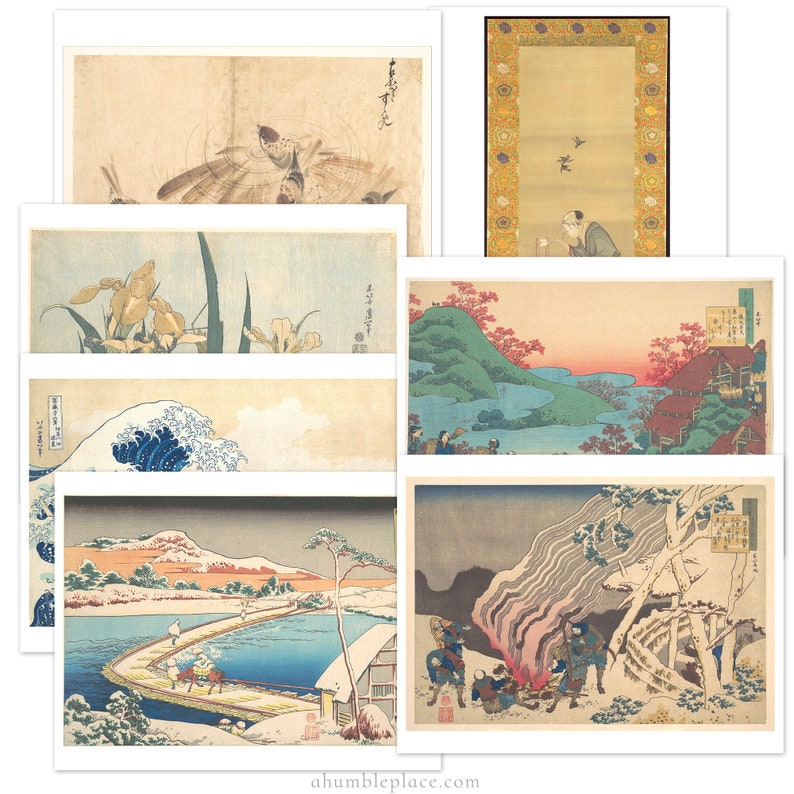 Hokusai Picture Study Aid PDF with Printable Art - Etsy