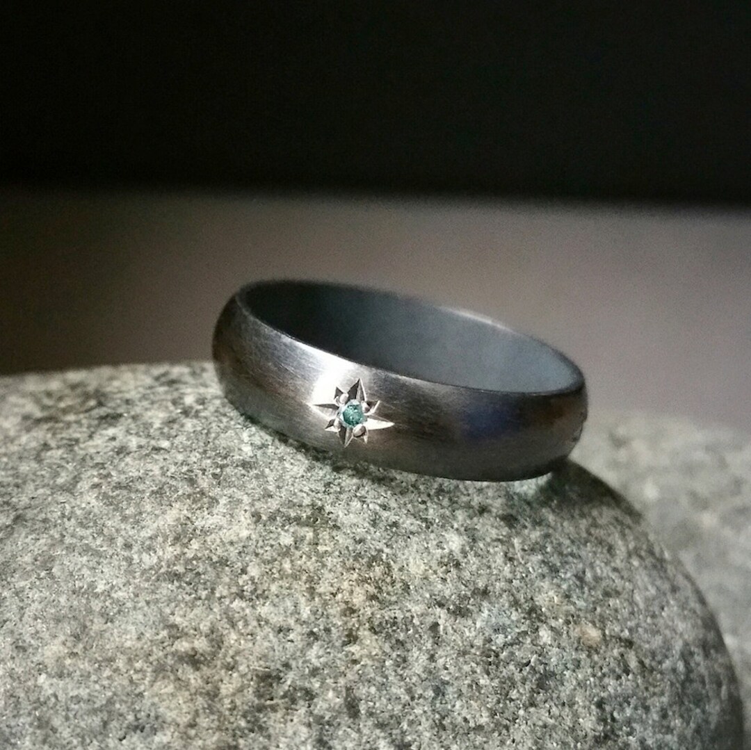 Constellation Ring - North Star Diamond Band - Zodiac Ring - Star Set ...