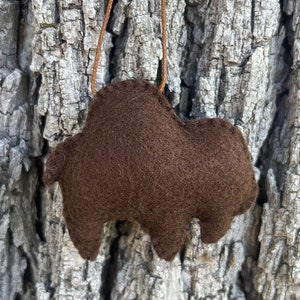 Adorable Bison Felt Ornament - Etsy