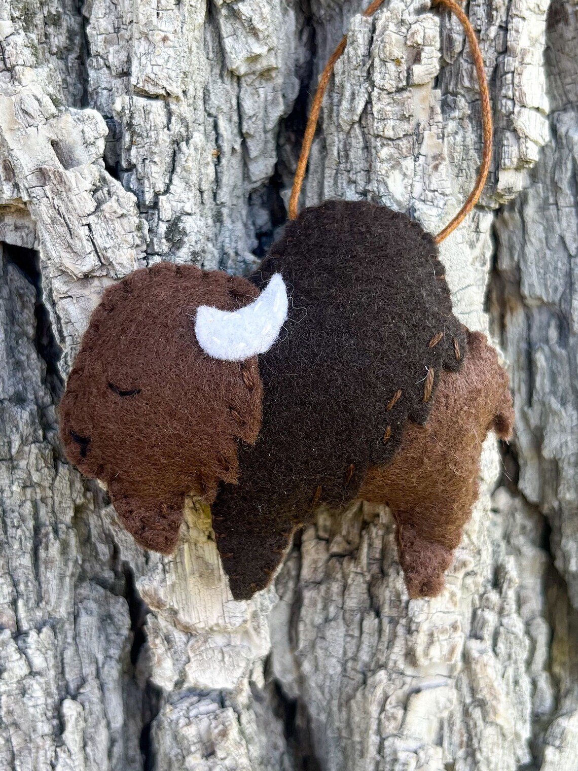 Adorable Bison Felt Ornament - Etsy