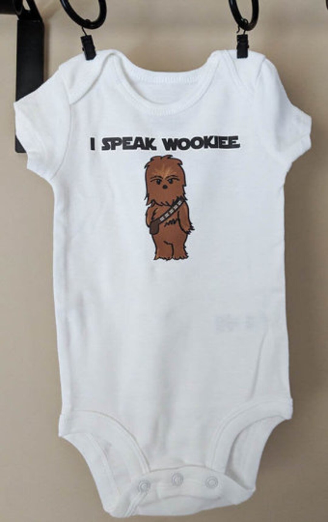 Chewbacca Baby Bodysuit: Funny Star Wars Wookiee Design - Etsy