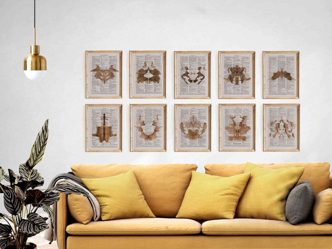 10 Vintage Prints Doctor Psychology Psychiatry Hermann Rorschach ...
