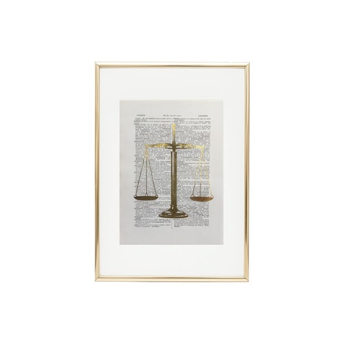Lawyer Office Decor Scales of Justice Print Pass the Bar Exam - Etsy