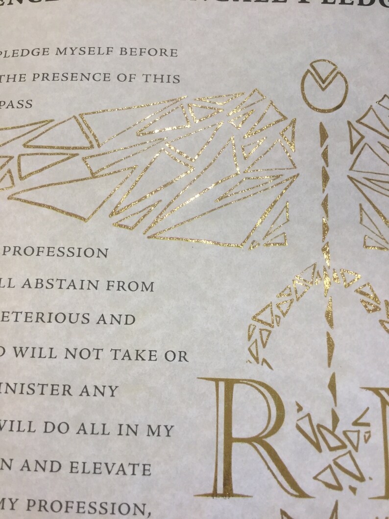 Personalized Florence Nightingale Pledge Nurse Oath Nursing | Etsy