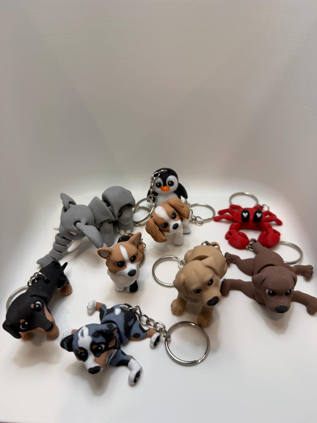 Articulated Animal Keychains - Etsy