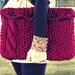 Knitted Laptop Sleeve Computer Cozy Electronic Case Red Cable - Etsy