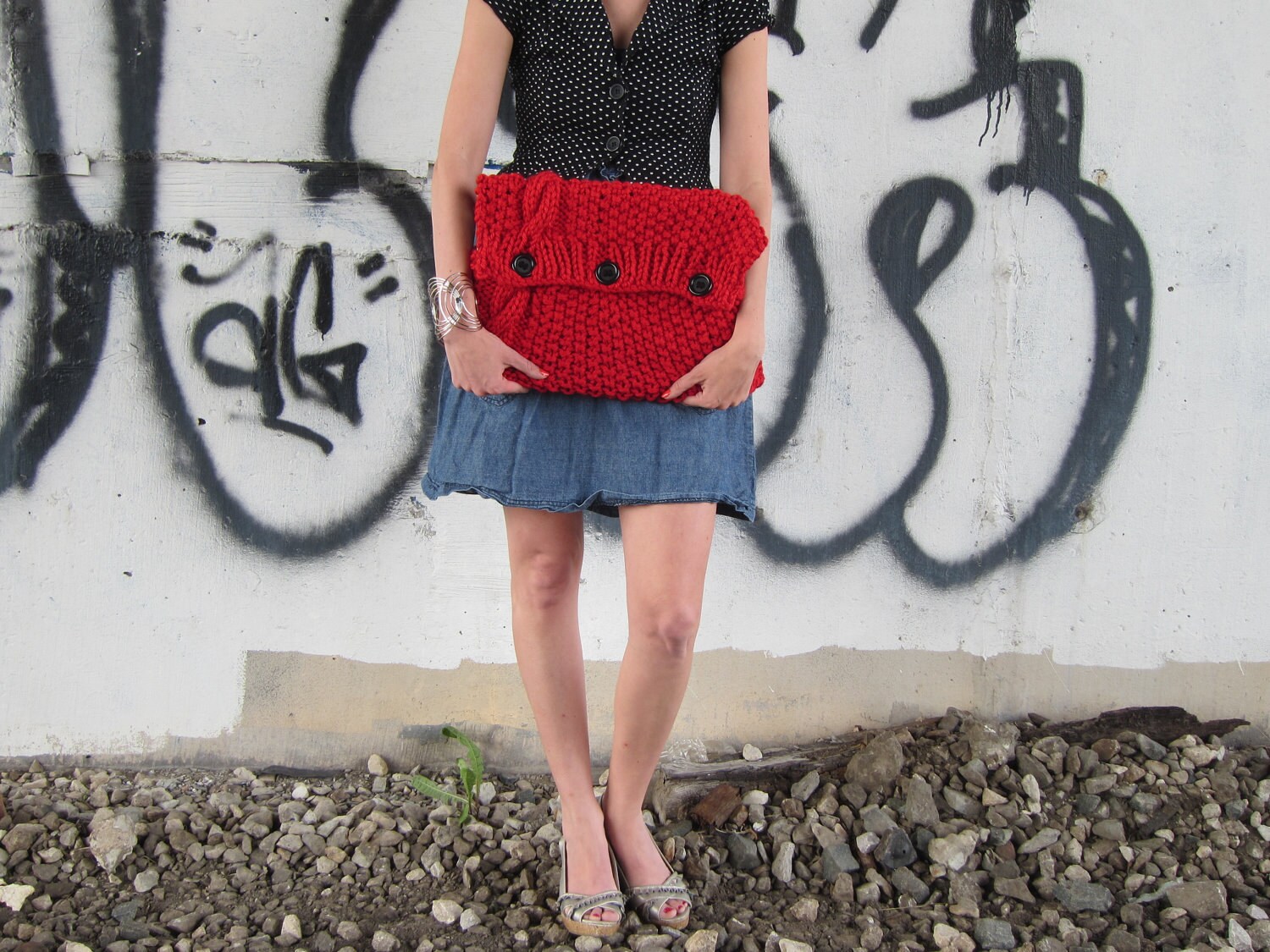 Knitted Laptop Sleeve Computer Cozy Electronic Case Red Cable Knit With ...