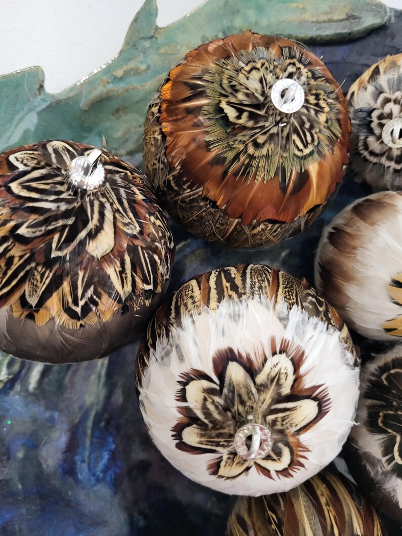 NEW! NEW! Mixed Sized Balls(80mm, 70mm, 60mm) Crafted With Pheasant ...