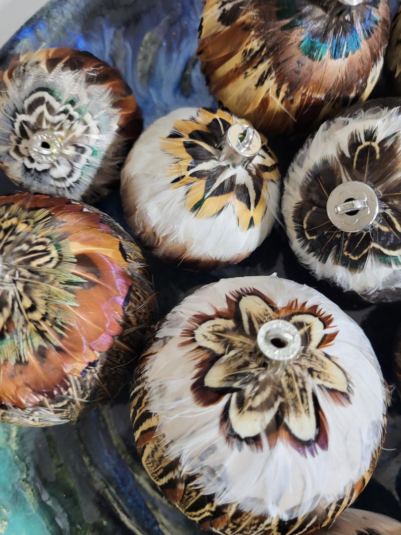 NEW! NEW! Mixed Sized Balls(80mm, 70mm, 60mm) Crafted With Pheasant ...