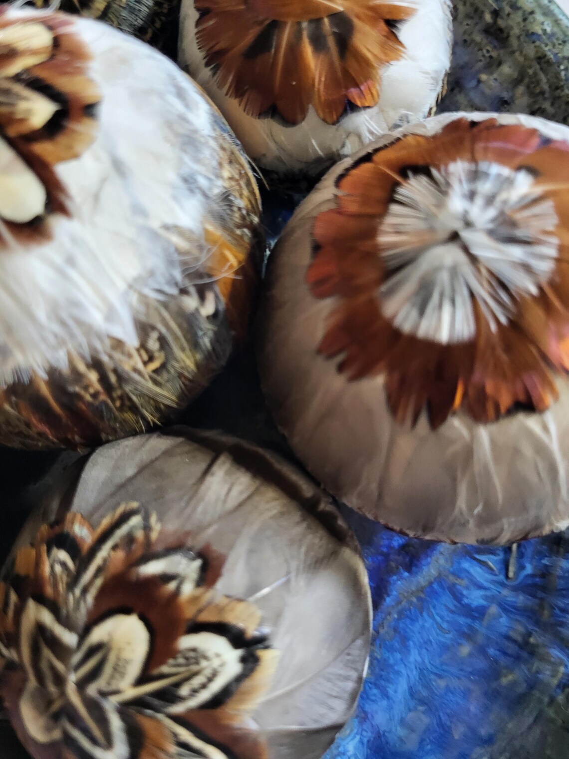 Nine Feather Decor Orbs/balls. NOT Hanging ORNAMENTS! A Variety ...