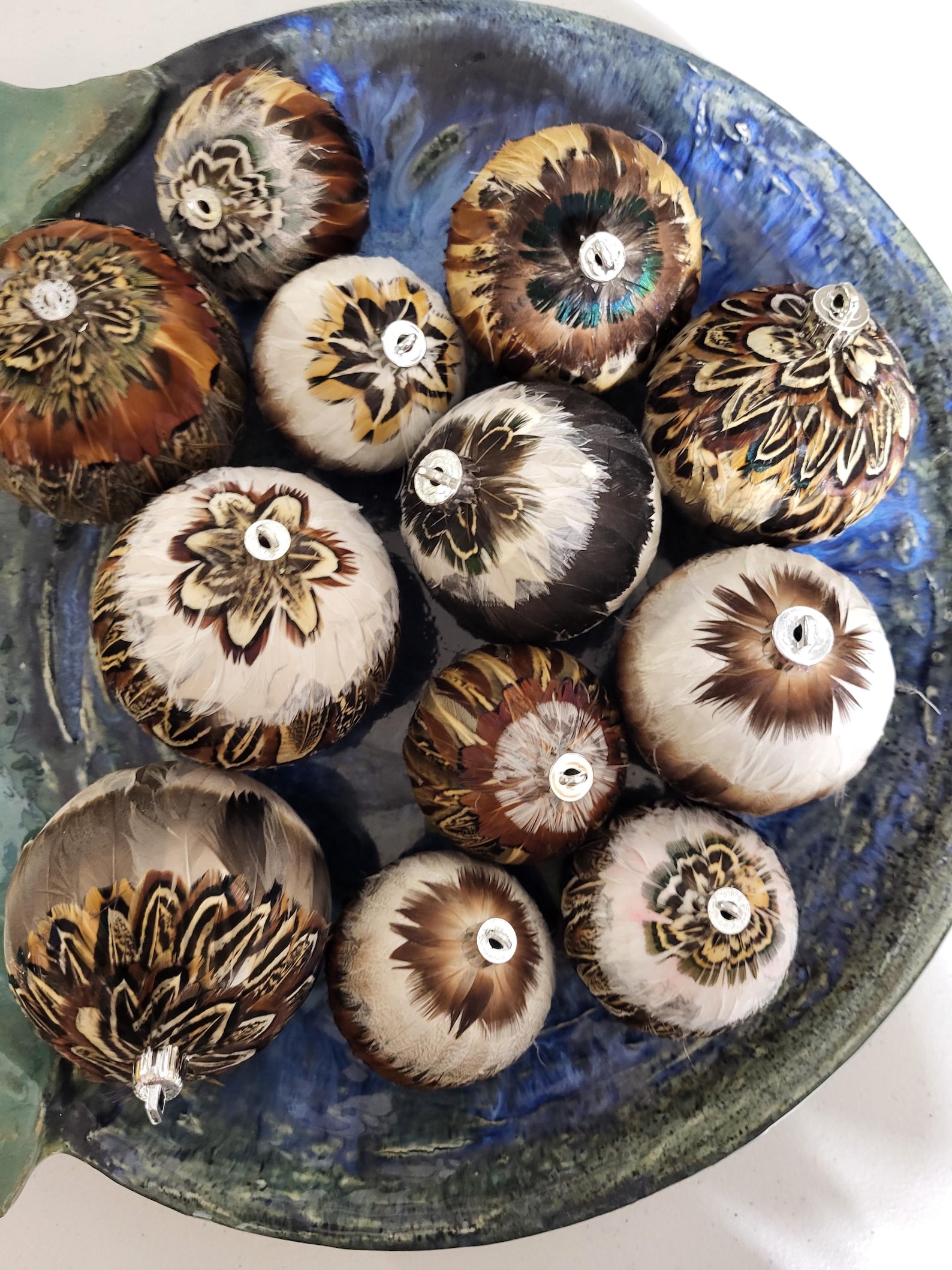 NEW! NEW! Mixed Sized Balls(80mm, 70mm, 60mm) Crafted With Pheasant ...