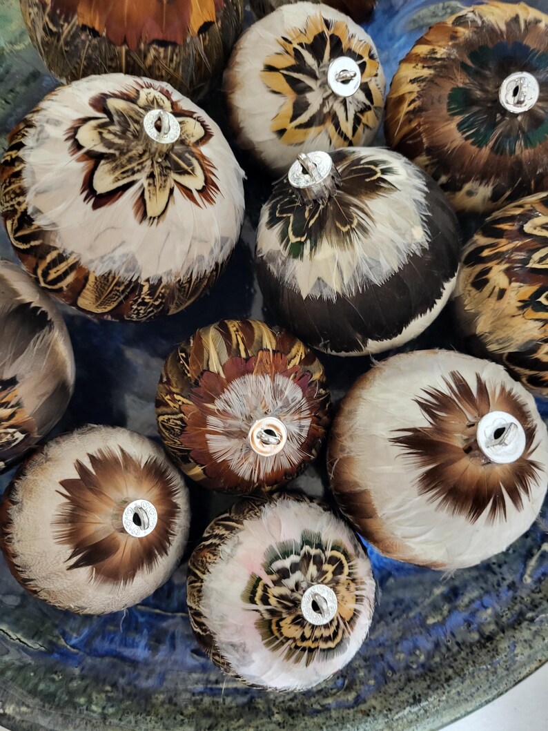 NEW! NEW! Mixed Sized Balls(80mm, 70mm, 60mm) Crafted With Pheasant ...